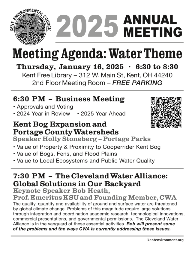 2025 Annual Meeting and Speakers - Kent Environmental Council